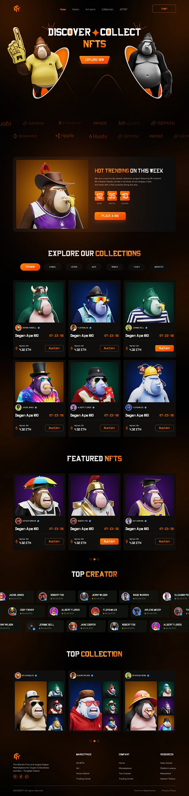 Seven Studio Nft Landing Page-13-花瓣网